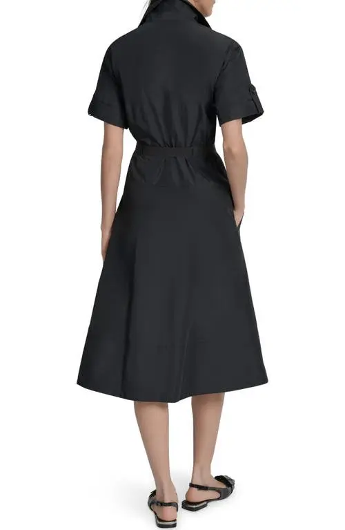 Dkny Zip Front Cargo Dress