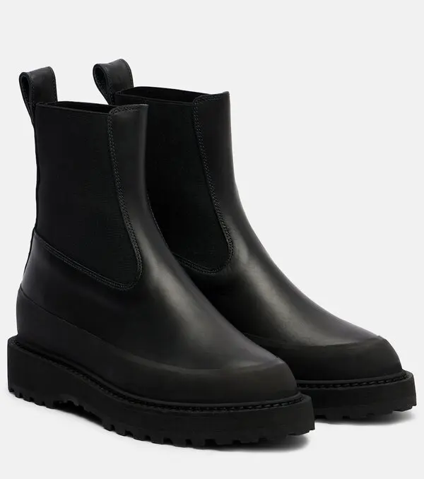 Le Monde Beryl Dolomite Leather Chelsea Boots - Black