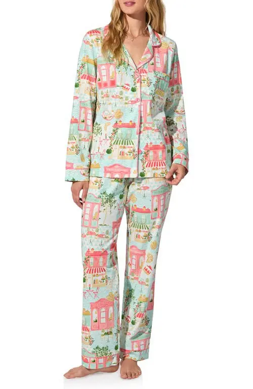 BEDHEAD PAJAMAS Stretch Organic Cotton Pajamas - Parisian Delights