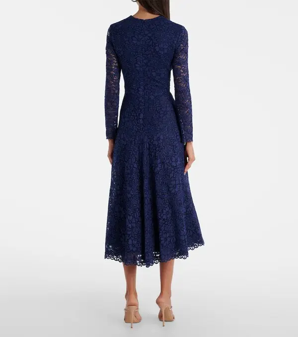 Costarellos Embellished Lace Dress
