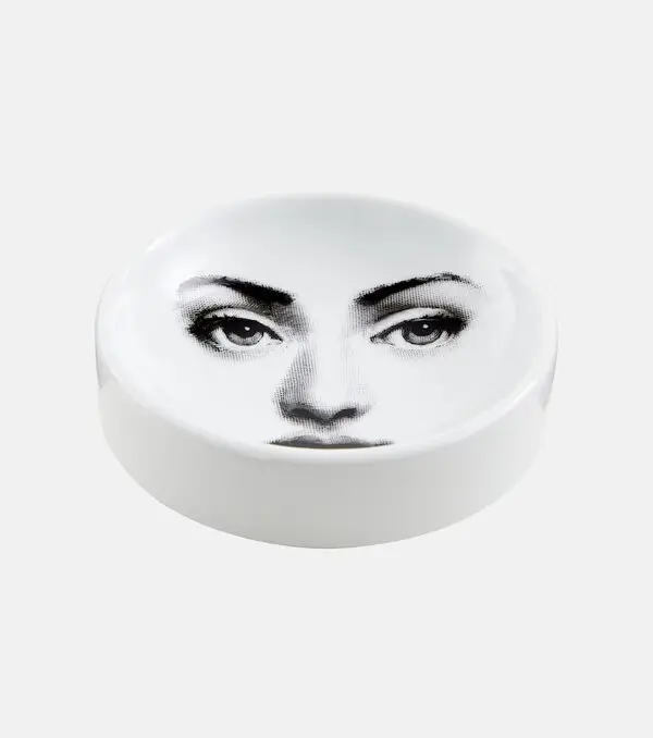 FORNASETTI Tema E Variazioni N.6 Porcelain Ashtray - White