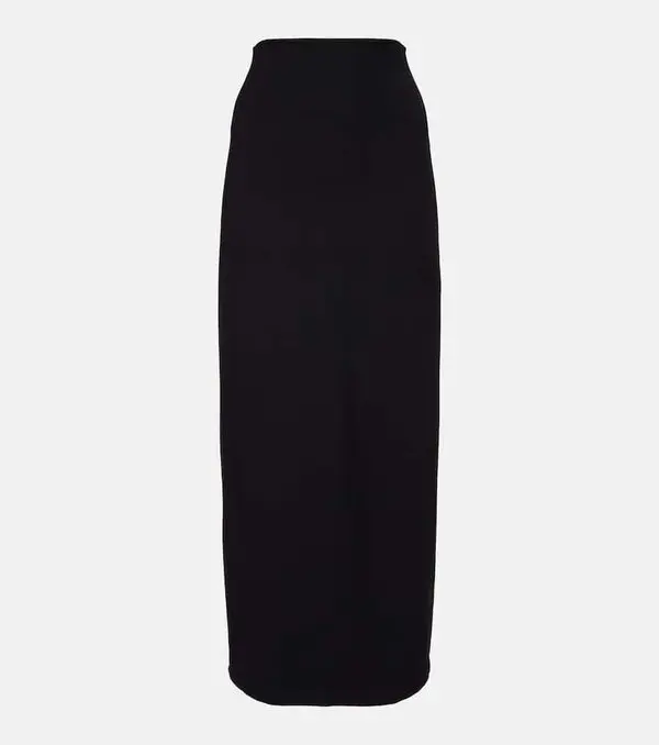 LESET Rio High-rise Maxi Skirt - Black