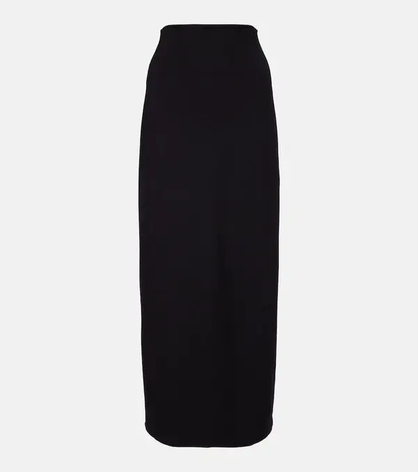 LESET Rio High-rise Maxi Skirt - Black