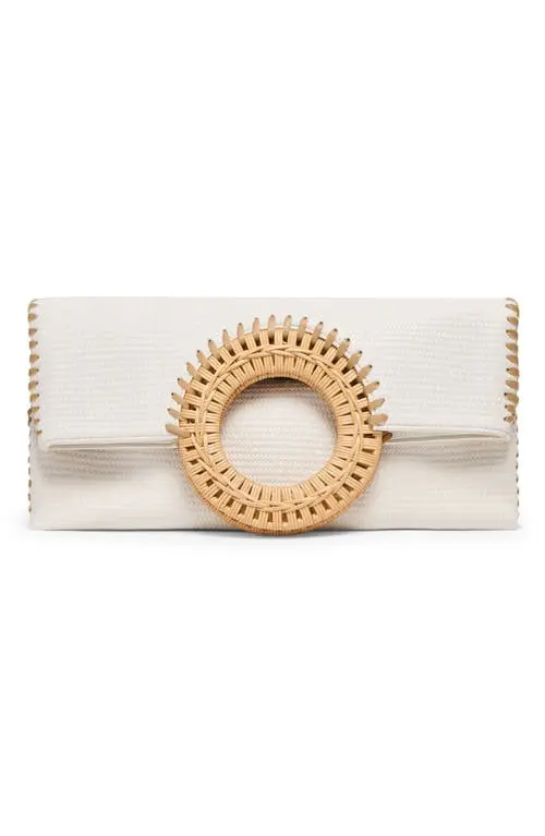 Dolce Vita Lilah Foldover Clutch - White Multi