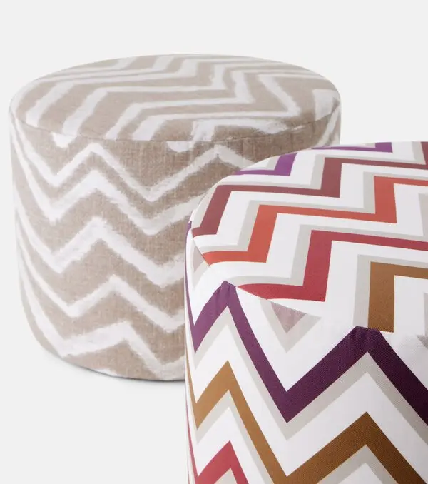 Missoni Graffiti Zigzag Pouf