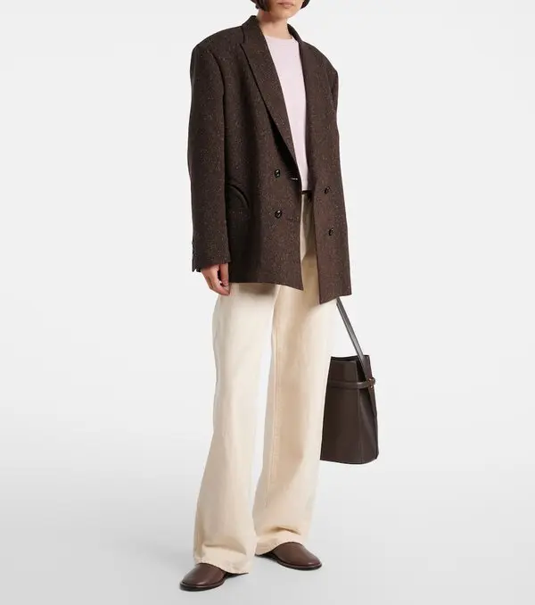 A.emery Spencer Leather Mules - Brown