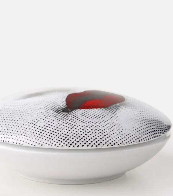 FORNASETTI Tema E Variazioni Porcelain Container - Multicoloured