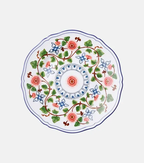 CABANA X Ginori 1735 Martina Floral Porcelain Dinner Plate - White