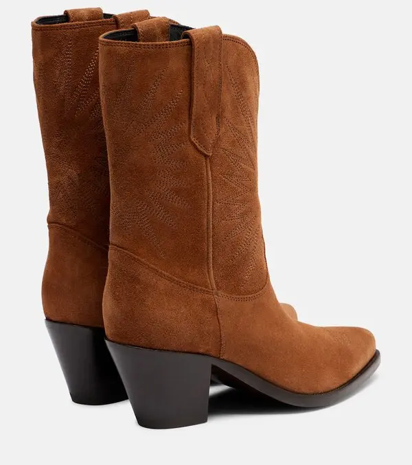 golden goose - Wish Star 40 Suede Cowboy Boots