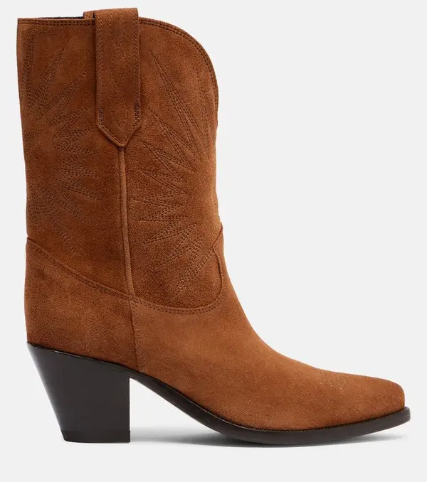 GOLDEN GOOSE Wish Star 70 Suede Cowboy Boots