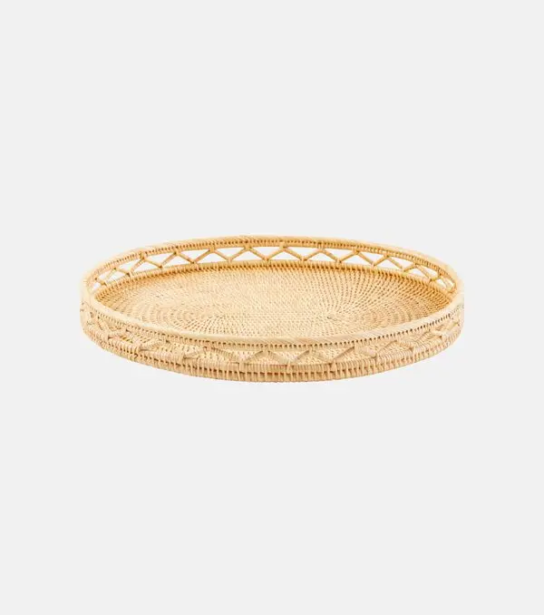 CABANA Sabbia Wicker Decorative Tray