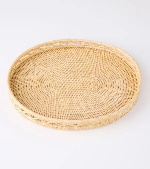 CABANA Sabbia Wicker Decorative Tray
