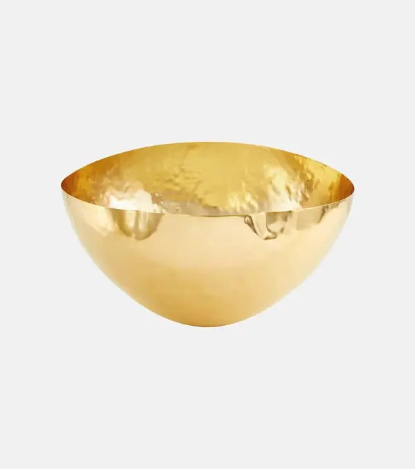 TOM DIXON Bash Vessel Large -plated Brass Bowl - Gold