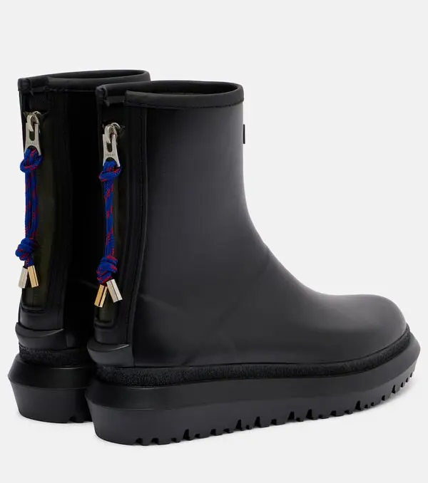 Sacai Logo Ankle Boots