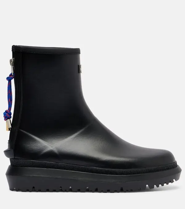 Sacai Logo Ankle Boots