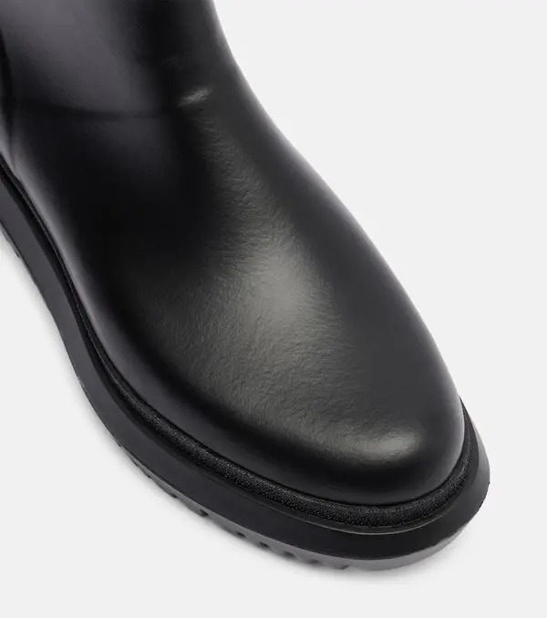 Sacai Logo Ankle Boots