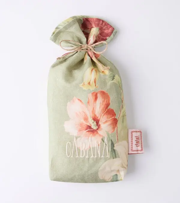 CABANA Ibiscus Set Of 4 Linen Napkins