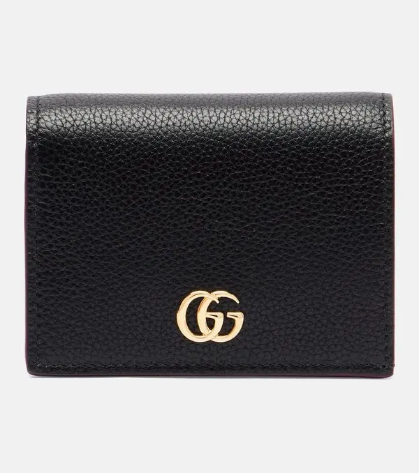 Gucci Gg Marmont Leather Wallet - Black