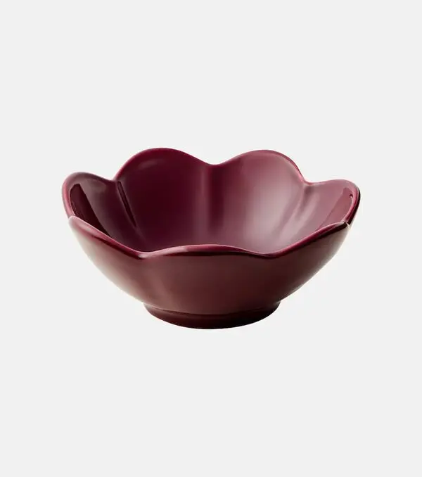 CABANA Fiore Ceramic Bowl - Burgundy