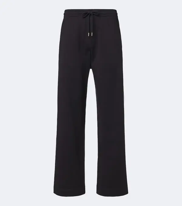 Dries Van Noten Cotton Jersey Sweatpants - Blue