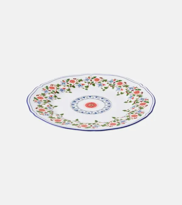 CABANA X Ginori 1735 Martina Floral Porcelain Charger Plate - White