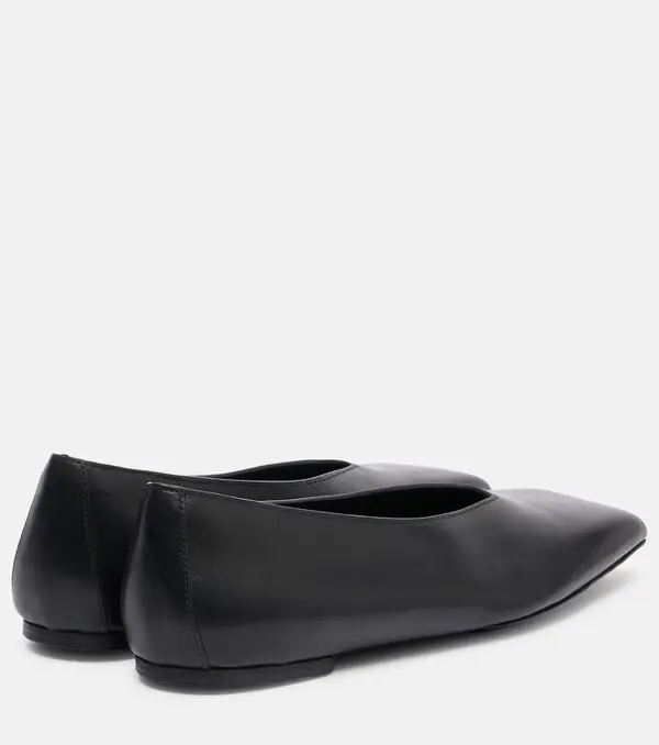 Rick Owens Leather Ballet Flats