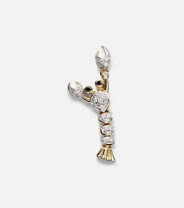 Yvonne Léon Homard Mini Single Earring - Gold