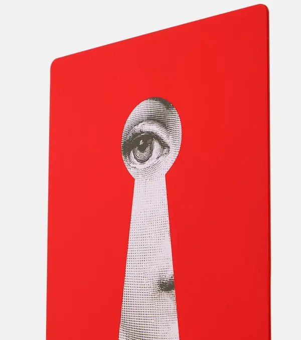 FORNASETTI Serratura Metal Bookends - Red