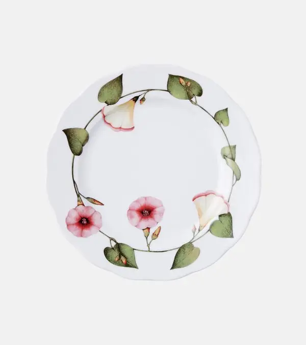 CABANA Ciclamino Porcelain Dessert Plate - White