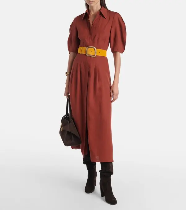 GIANVITO ROSSI Glen Suede Over-the-knee Boots - Brown