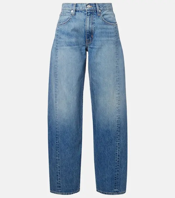 SLVRLAKE Jackson Low-rise Wide-leg Jeans - Blue