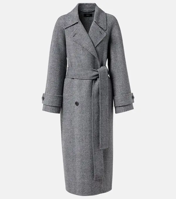 JOSEPH New Navarre Virgin Wool Coat - Grey