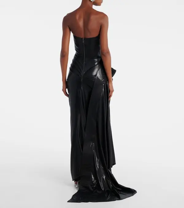 Maticevski Lexicon Draped Gathered Gown