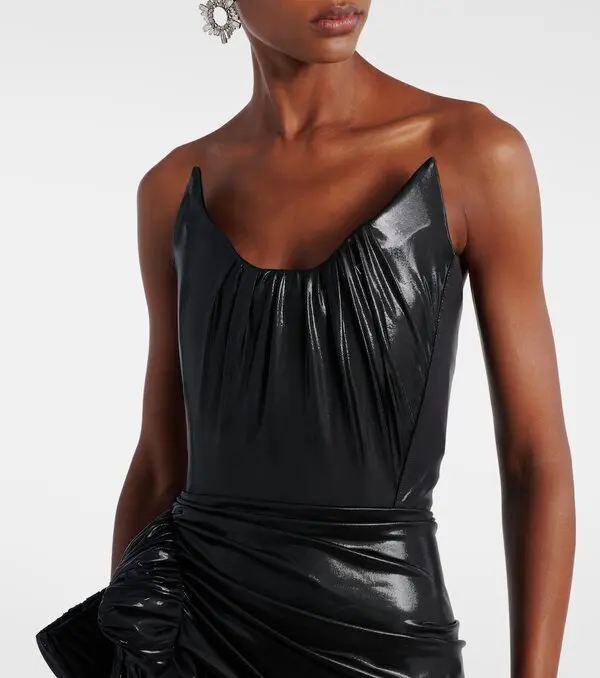 Maticevski Lexicon Draped Gathered Gown