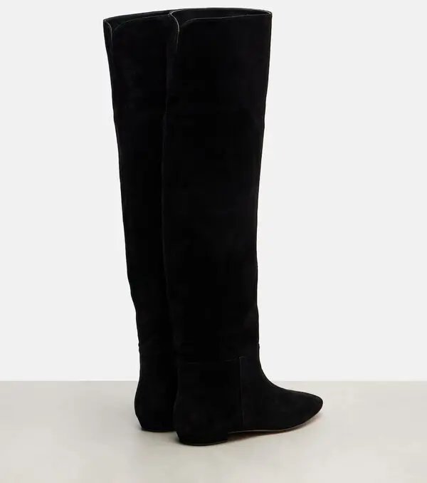 GIANVITO ROSSI Suede Over The Knee Boots