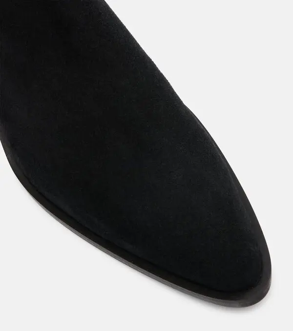 A.emery Hudson Suede Ankle Boots - Black