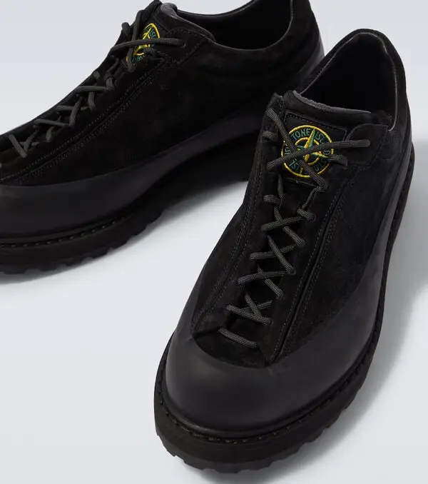 Stone Island Compass Suede Sneakers