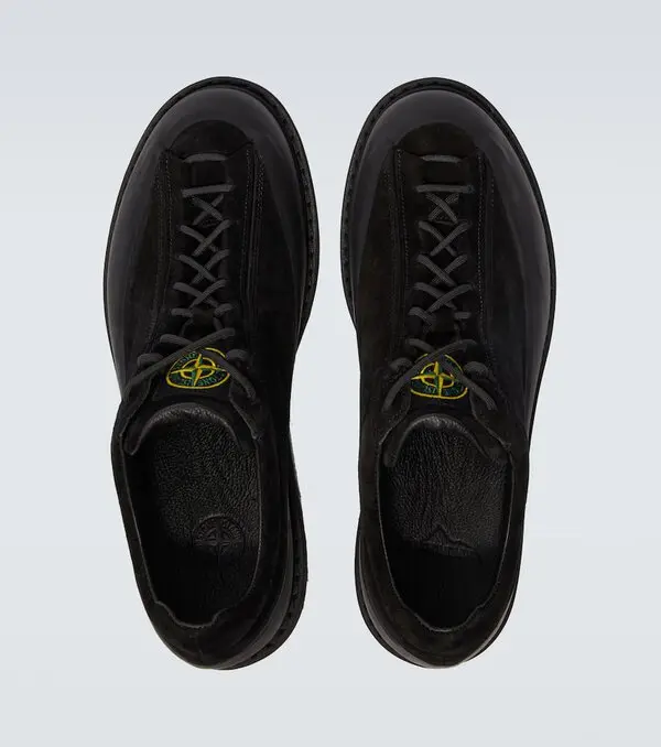 Stone Island Compass Suede Sneakers