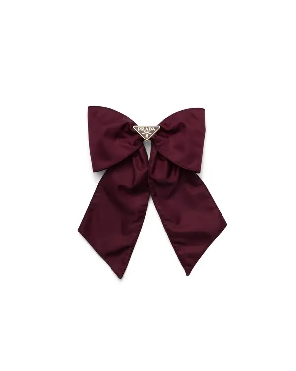 Prada Bow Hair Clip - Red