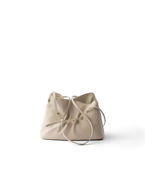 Prada Small Nappa Leather Bag - Neutral