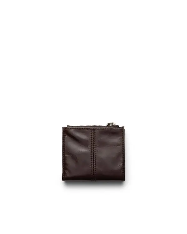 Prada Small Leather Wallet - Brown