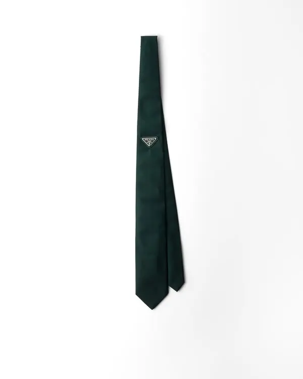 Prada Re-nylon Tie - Green