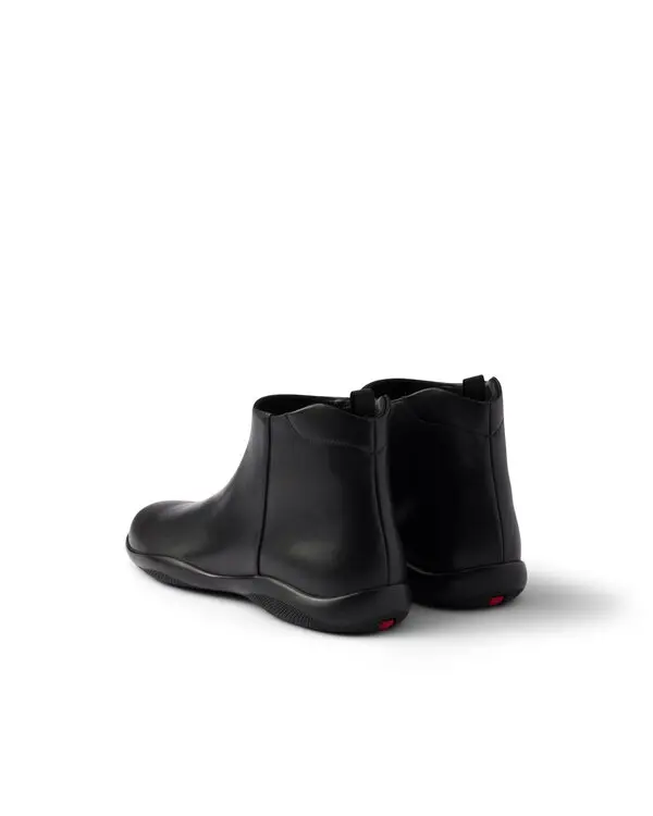 Prada Leather Ankle Boots