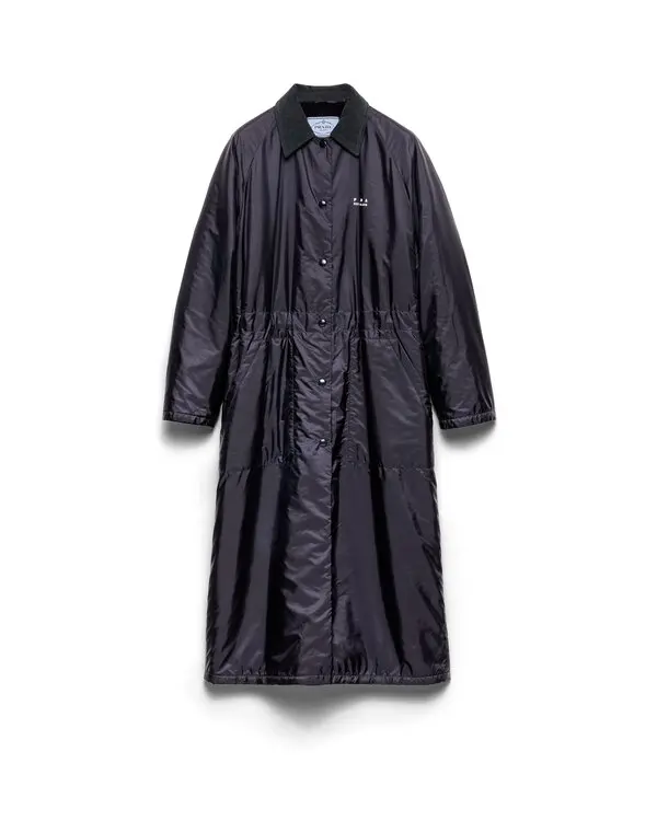 Prada Lightweight Re-nylon Raincoat - Blue