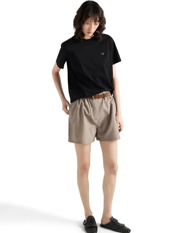 Prada Jersey T-shirt - Black