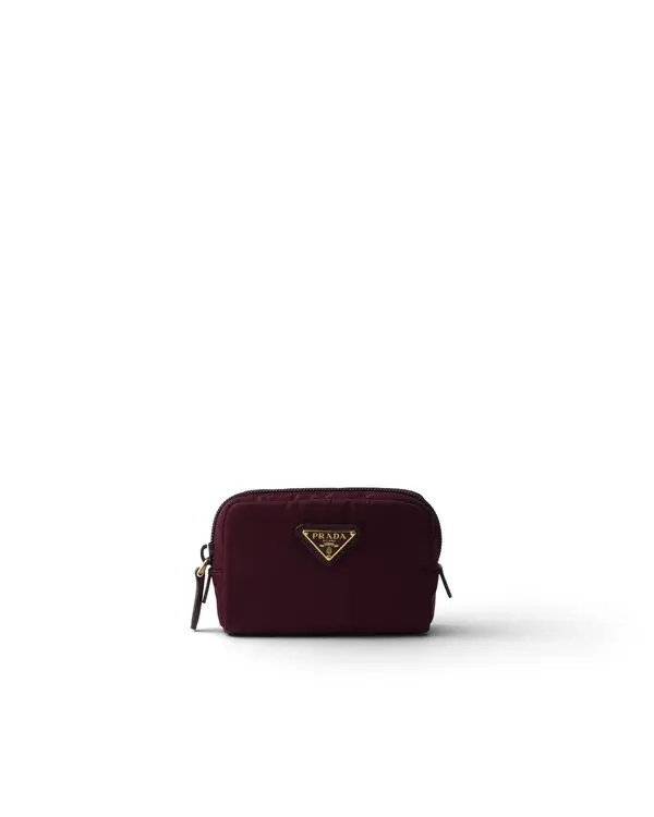 Prada Micro Re-nylon Pouch - Red