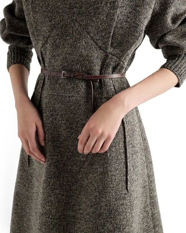 Prada Mouliné Wool Dress
