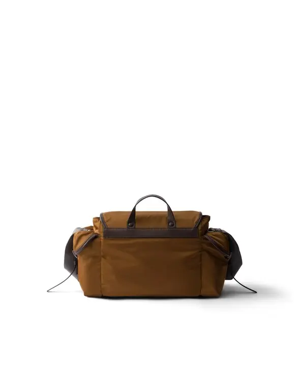 Prada Re-nylon And Leather Shoulder Bag