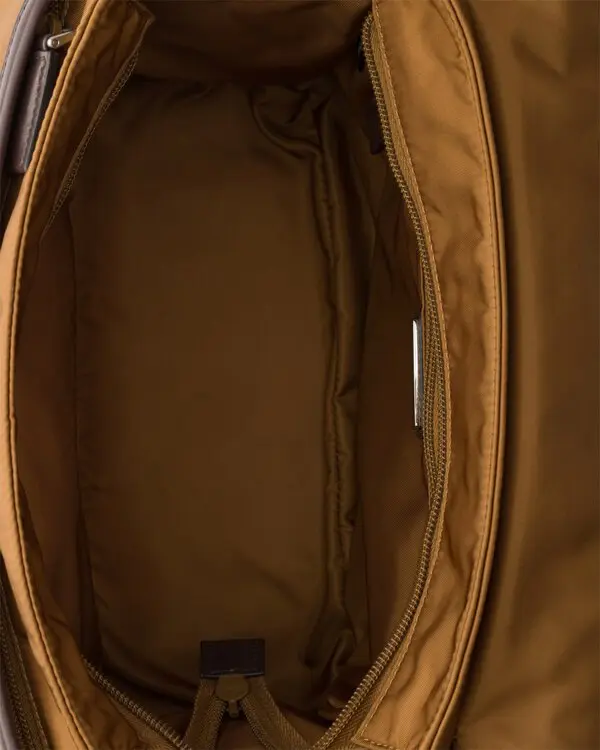Prada Re-nylon And Leather Shoulder Bag
