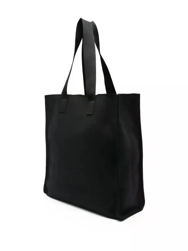 MSGM Logo-embroidered Medium Tote - Black